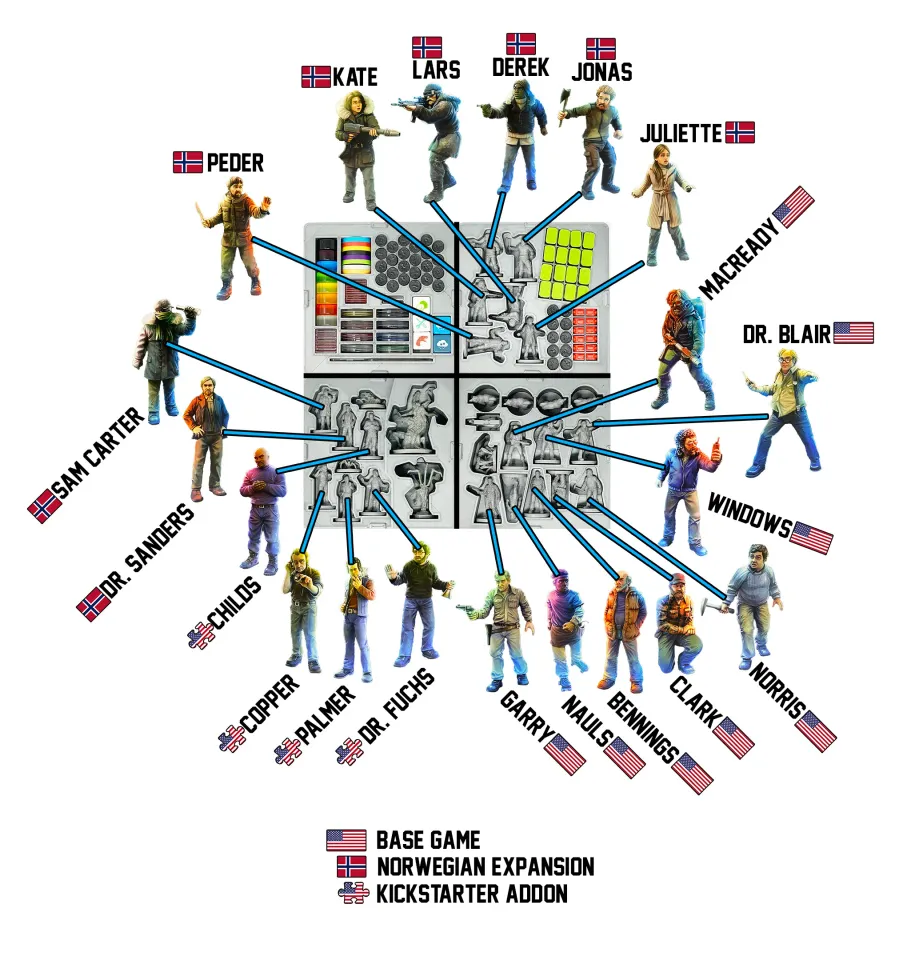 The Thing The Boardgame, Custom Inserts. by Mosfet555 | Download free ...