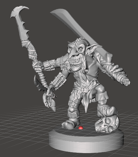 Goblin Warrior Mutant - Sword, Knife, and Glaive-v2 by FourZeroSix ...