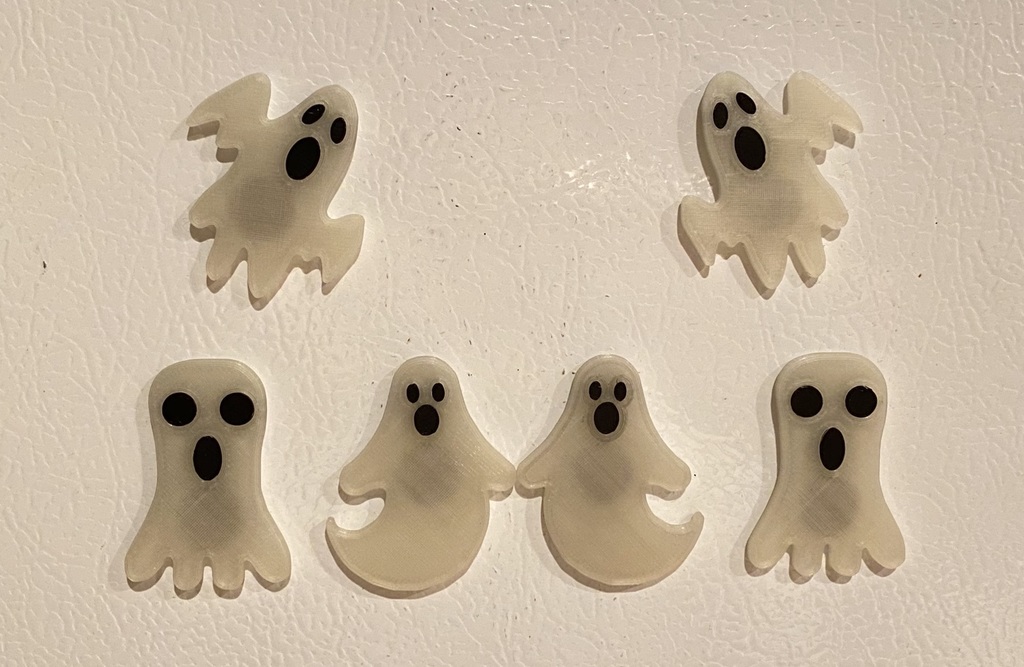 Simple Ghost Pack Magnets by Gashole | Download free STL model ...