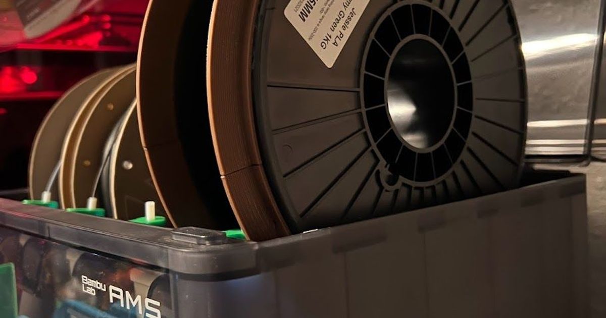 AMS Spool Adapter - PS Jessie Plastic by Polymira | Download free STL ...