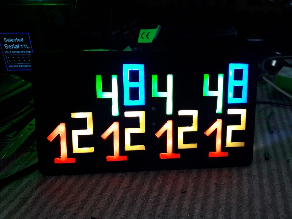 The Easy Binary Clock by Boda | Download free STL model | Printables.com