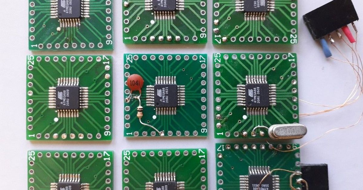 Arduino mass production adapter by Boda | Download free STL model ...