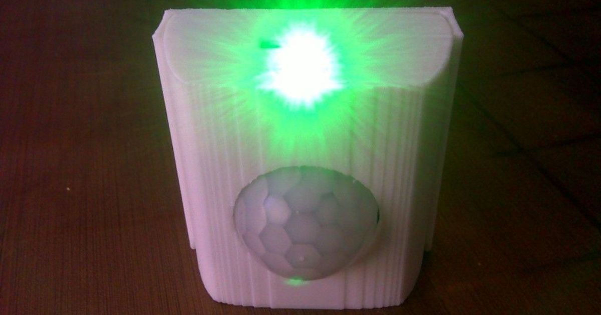 Motion sensor LED nightlight by Boda | Download free STL model ...