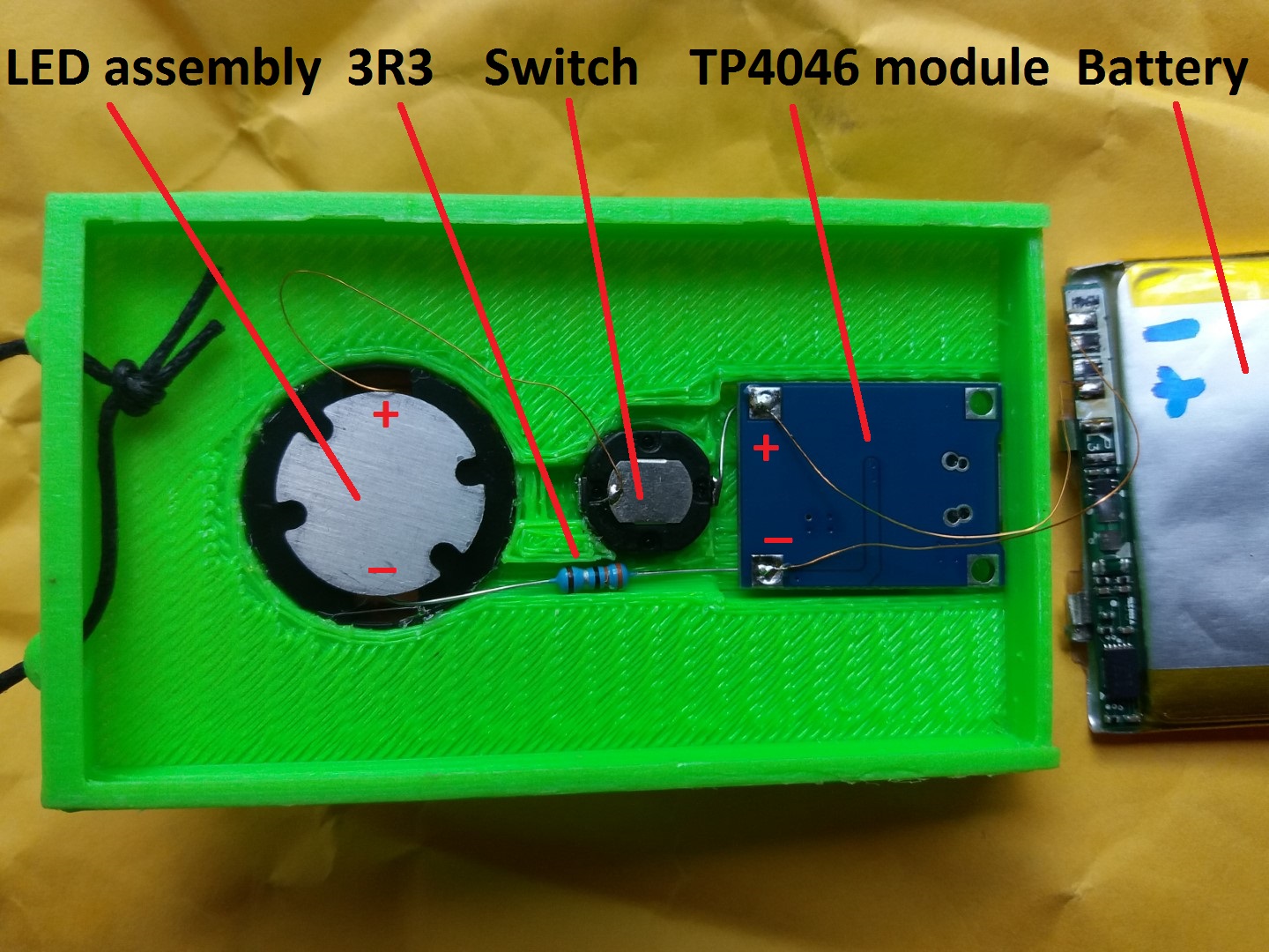 LED lamp, credit card size by Boda | Download free STL model ...
