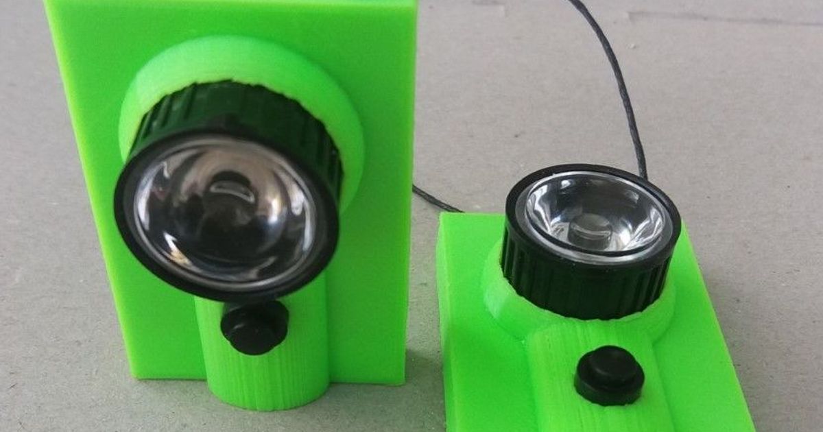 Little green lamp by Boda | Download free STL model | Printables.com