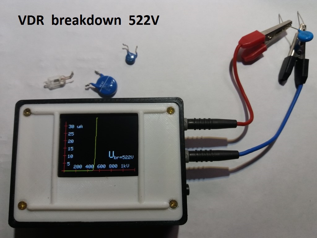 High voltage 1000V Isolation Tester 1kV Curve Tracer STM32 by Boda ...