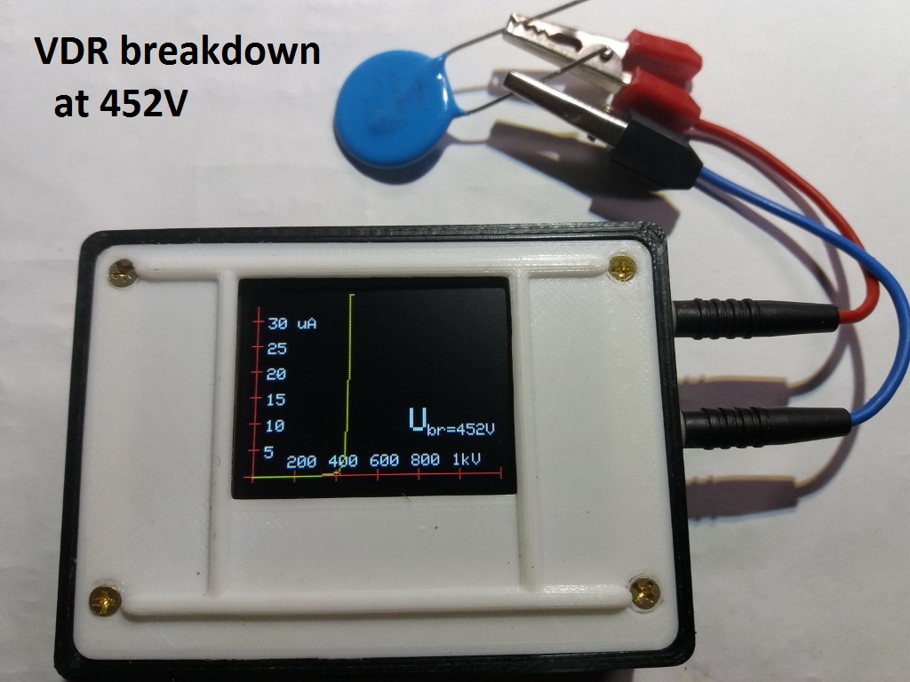 High voltage 1000V Isolation Tester 1kV Curve Tracer STM32 by Boda ...