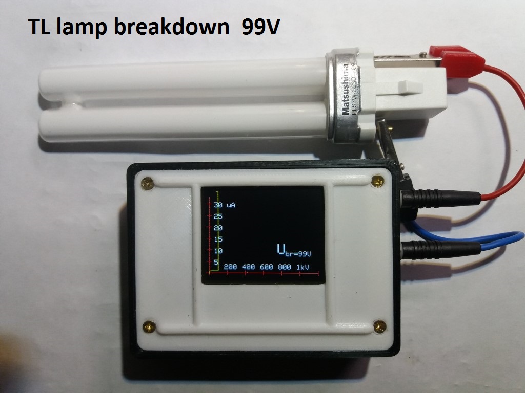 High voltage 1000V Isolation Tester 1kV Curve Tracer STM32 by Boda ...