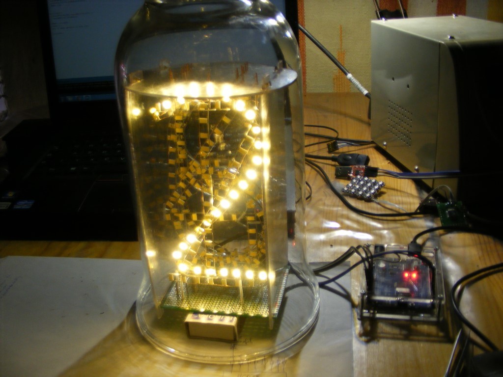 LED Nixie clock, giant tube by Boda | Download free STL model ...