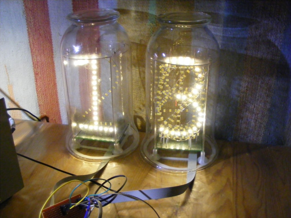 LED Nixie clock, giant tube by Boda | Download free STL model ...