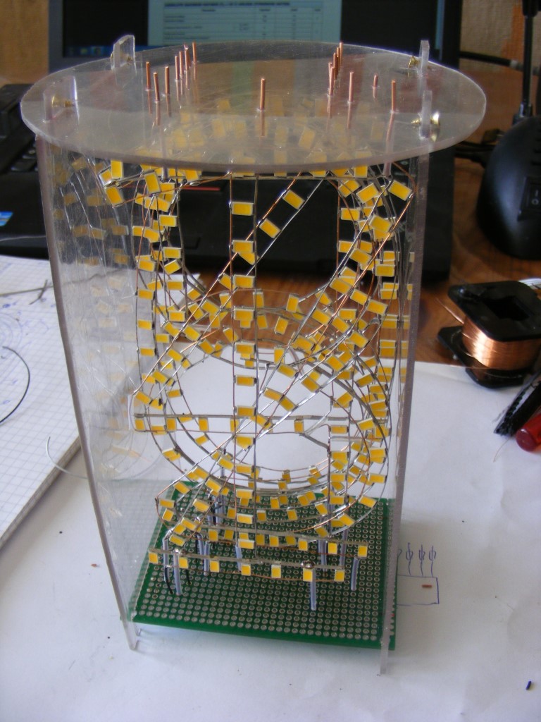 LED Nixie clock, giant tube by Boda | Download free STL model ...