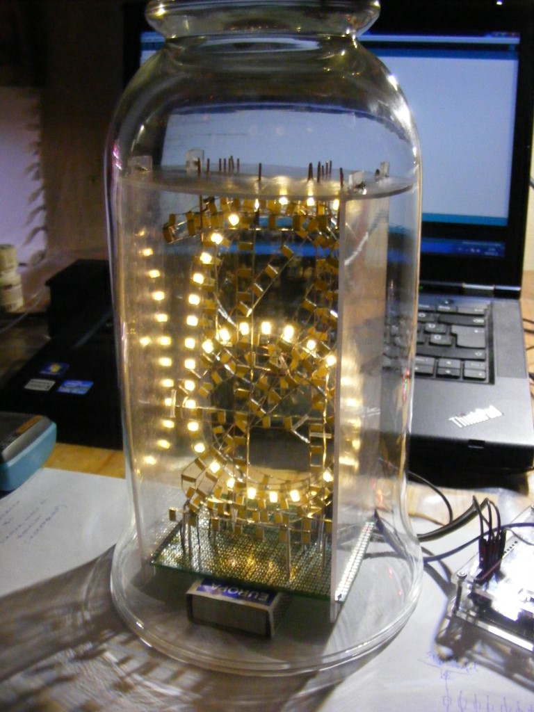 LED Nixie clock, giant tube by Boda | Download free STL model ...