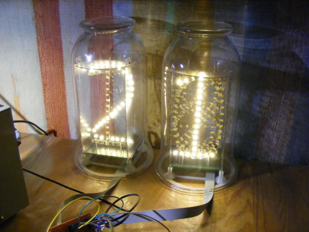 LED Nixie clock, giant tube by Boda | Download free STL model ...
