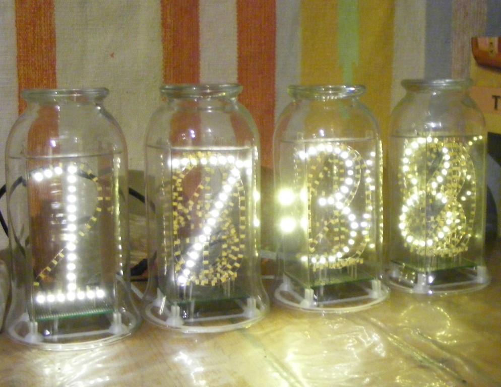 LED Nixie clock, giant tube by Boda | Download free STL model ...