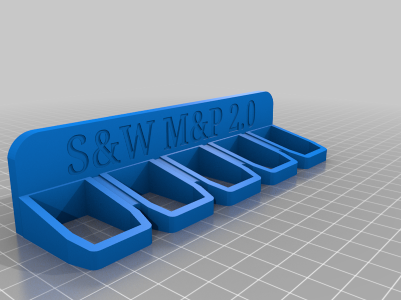 Smith & Wesson M&P 2.0 9mm Mag Rack by Fredyk82 | Download free STL ...
