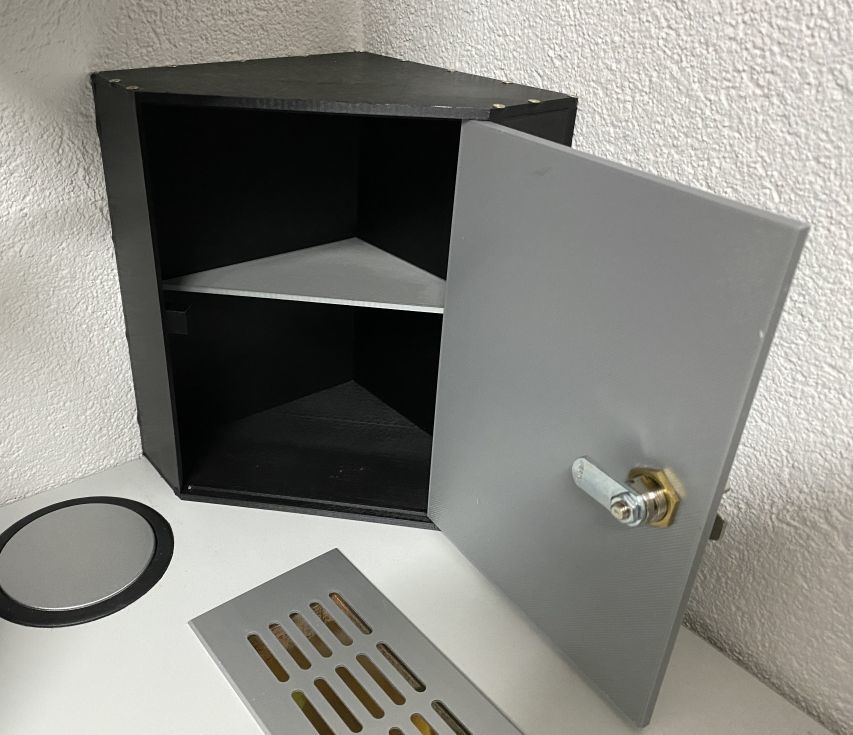 Small Corner Locker by Piddey | Download free STL model | Printables.com