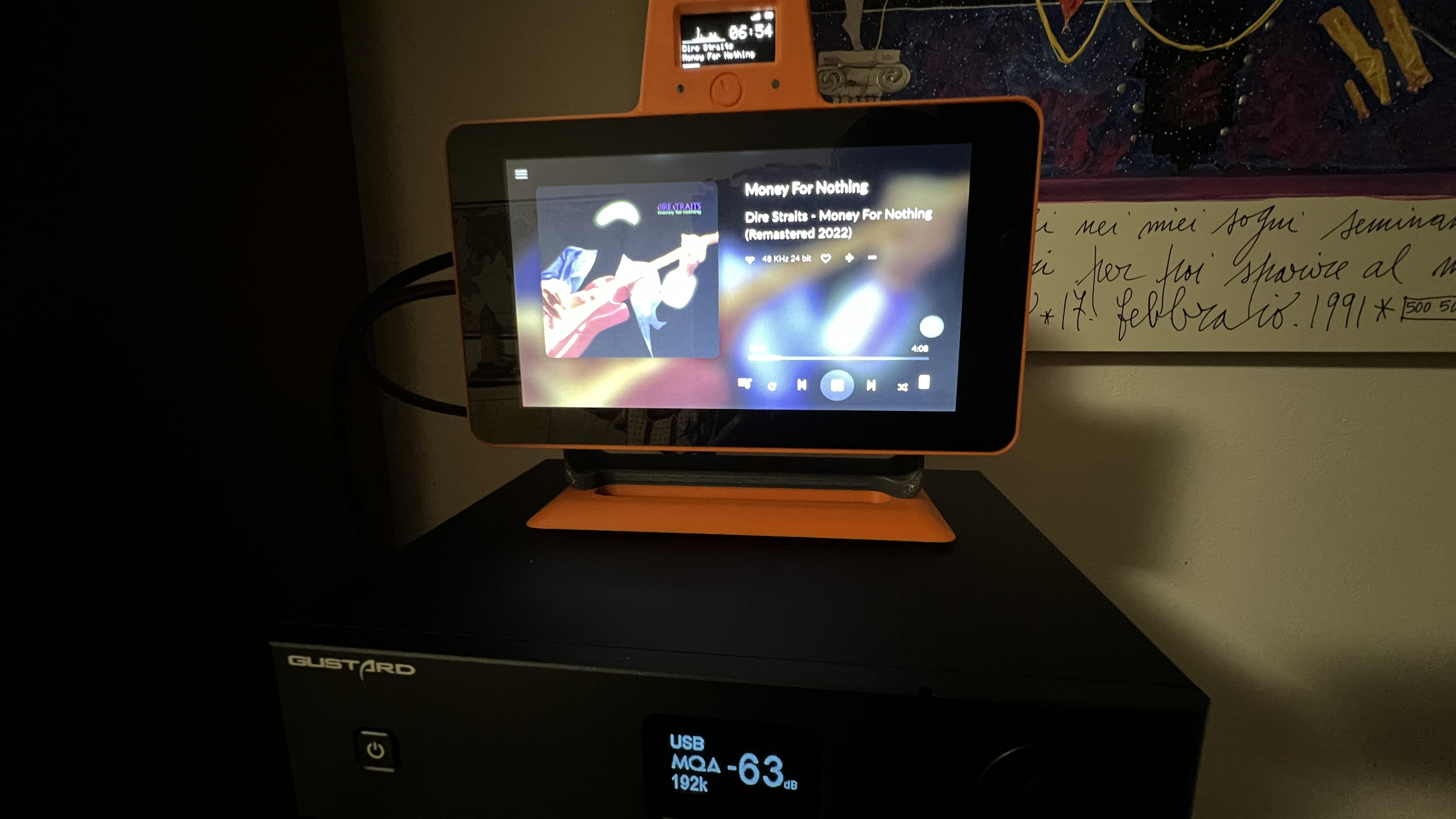 Raspberry Pi 7" TouchScreen & Rpi 4B Enclosure mount - HiFi player remix by liftbag | Download ...