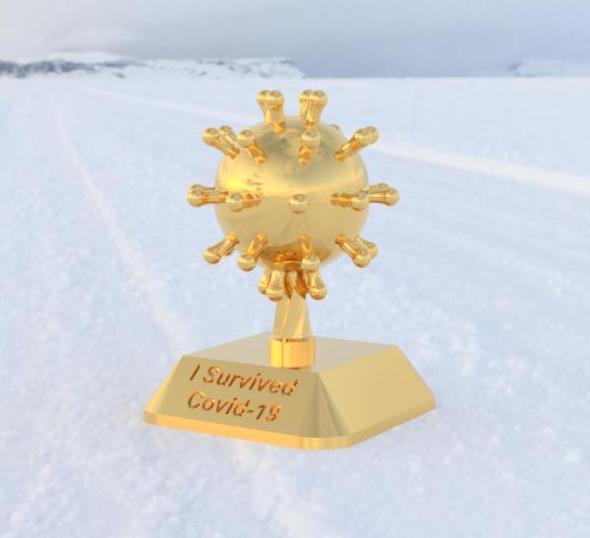 Covid Trophy by Modular Mushrooms | Download free STL model ...