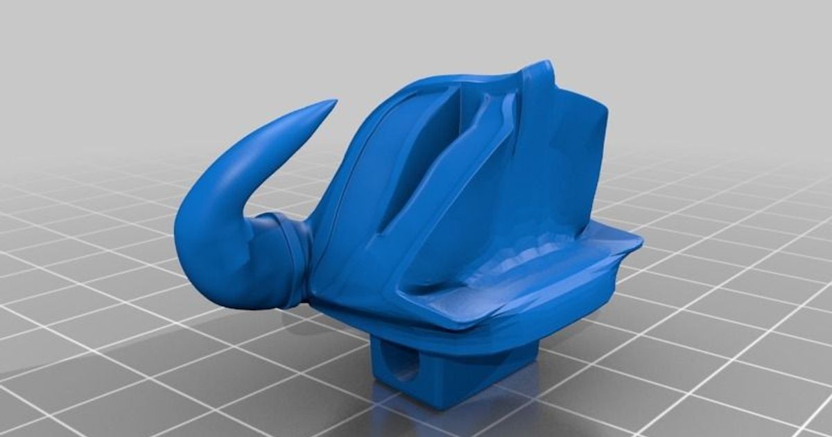 "Dragonborn Helmet" Button by AT3chnicality | Download free STL model ...