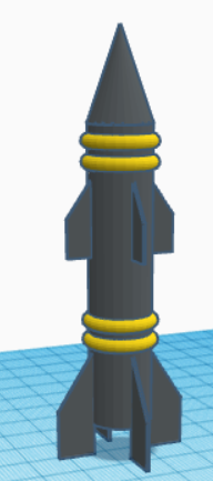 fusée miniature by HAKERMATRIX71 | Download free STL model | Printables.com
