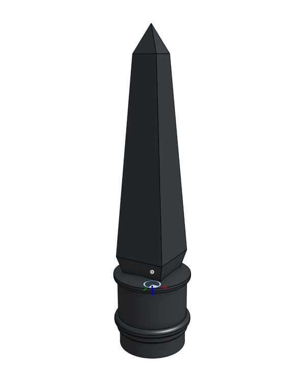 Finial Obelisk by Dyne | Download free STL model | Printables.com