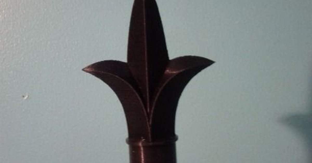 Finial Lily by Dyne | Download free STL model | Printables.com