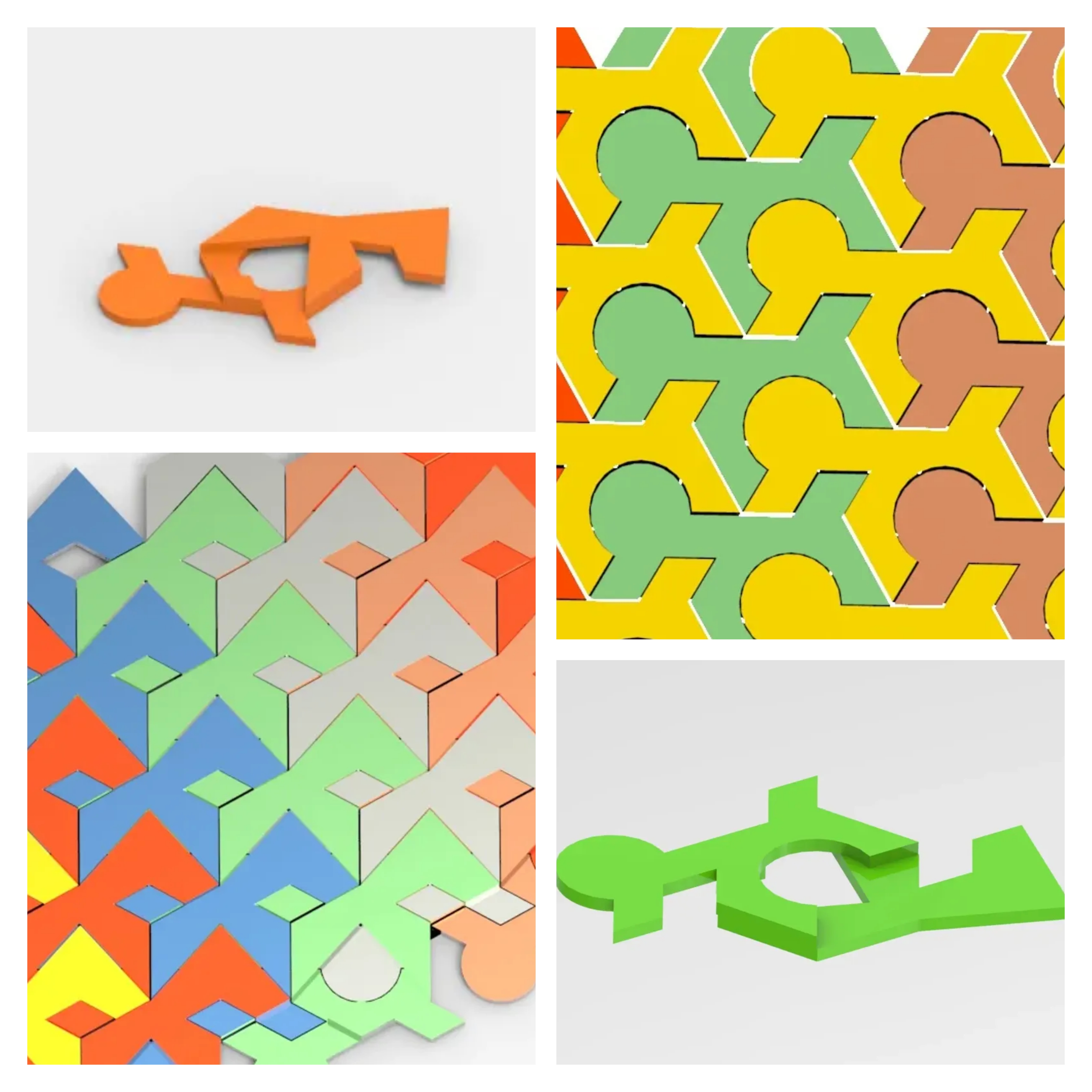 Tesselating tile double sided pattern by Robbert Laugs | Download free ...