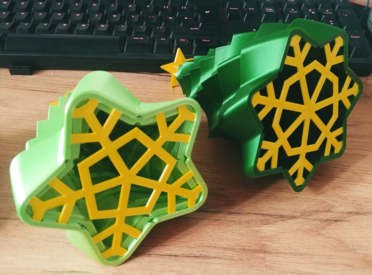 Collapsible Christmas Tree V2.0 by Mike | Download free STL model ...