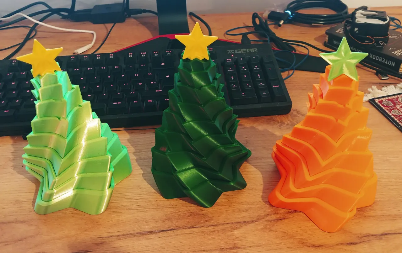Collapsible Christmas Tree V2.0 by Mike | Download free STL model ...