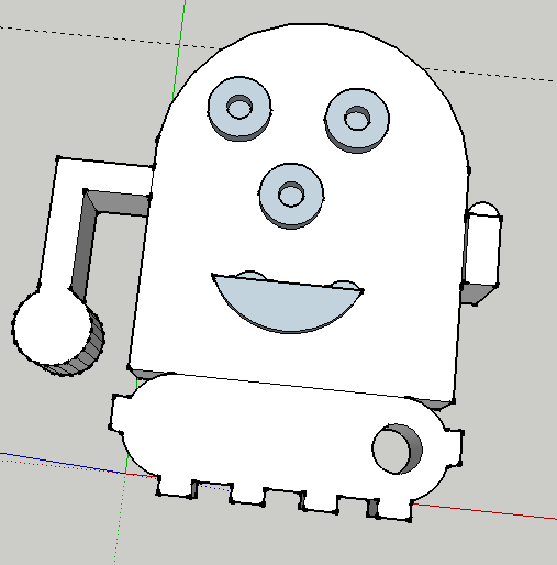 Robot Keychain By Nikki Geraerts Download Free Stl Model