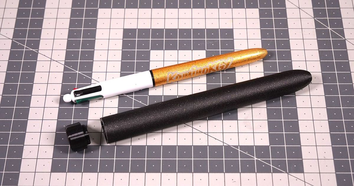 Bic 4 colors pencil case by KaminoKGY | Download free STL model ...