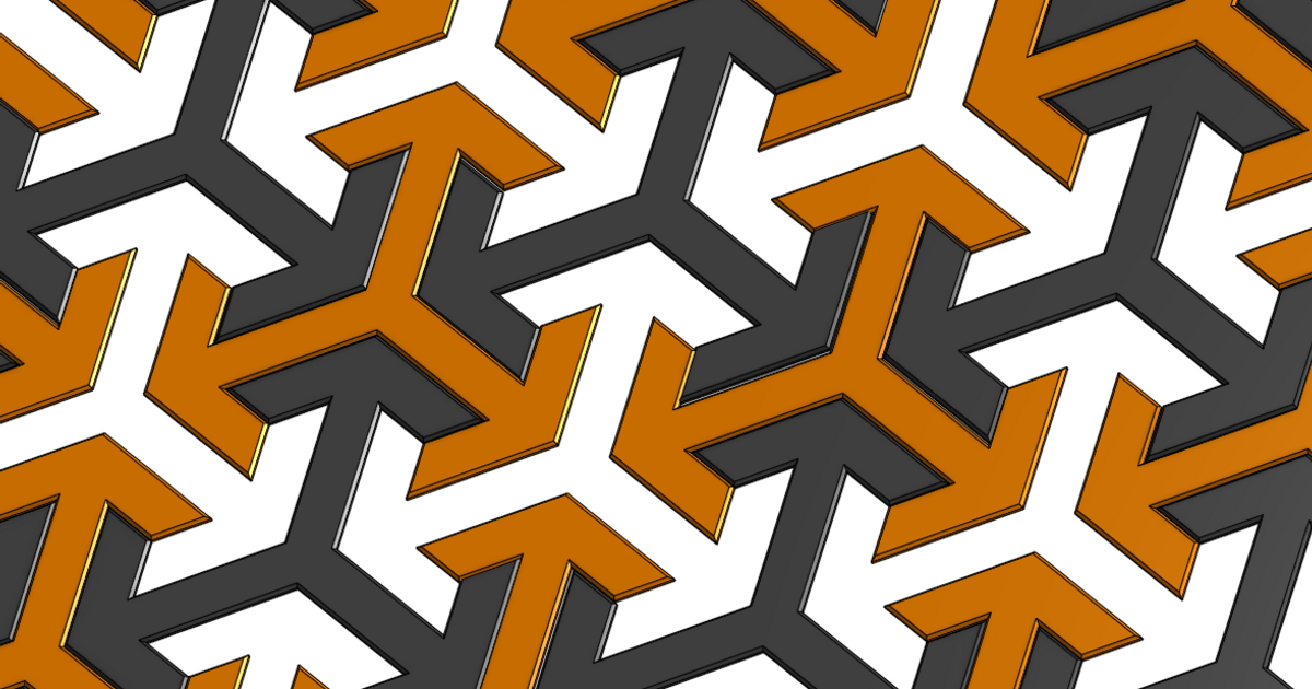 Selflock mosaic by Jamesek | Download free STL model | Printables.com