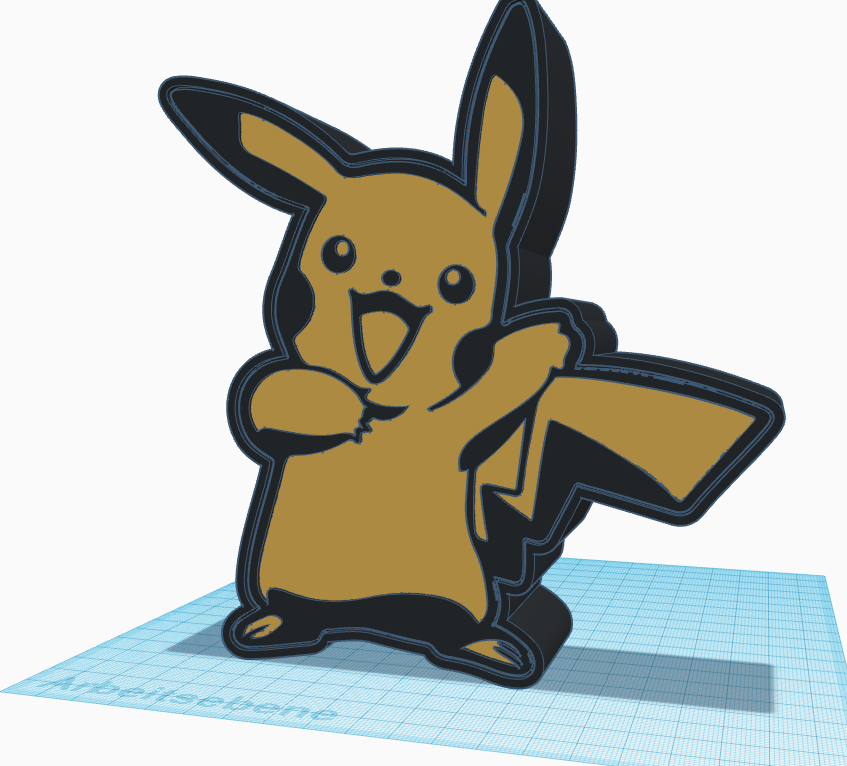 Pikachu LED Lampe by Timm0 | Download free STL model | Printables.com