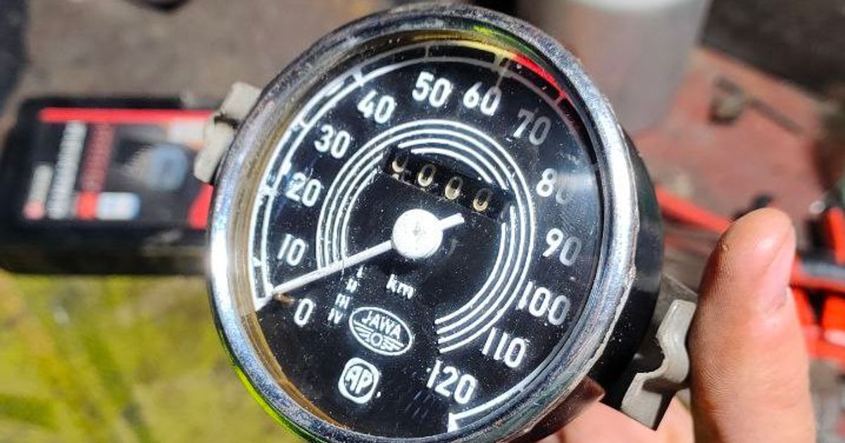 Speedometer for Jawa by haluzaak | Download free STL model | Printables.com