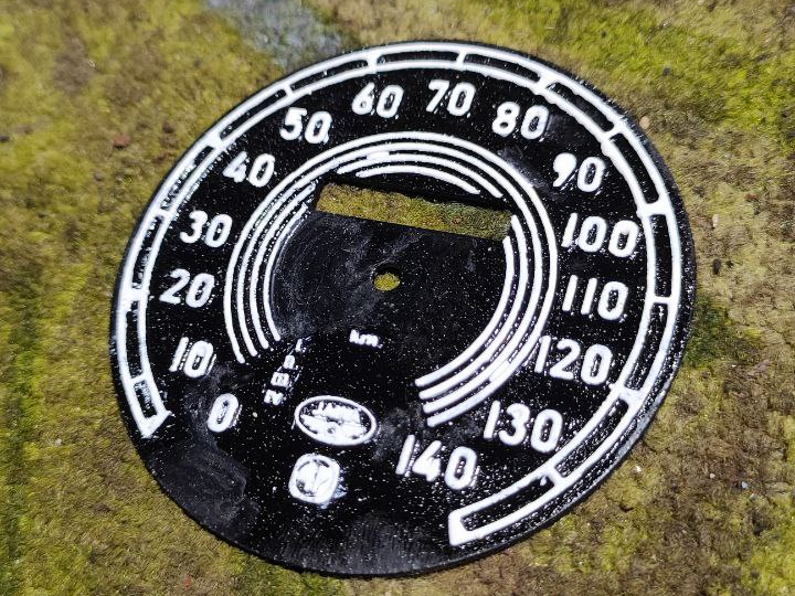 Speedometer for Jawa by haluzaak | Download free STL model | Printables.com