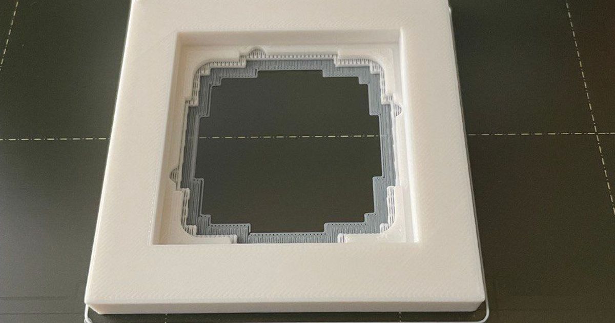 Gira E2 Socket Frame by pql | Download free STL model | Printables.com