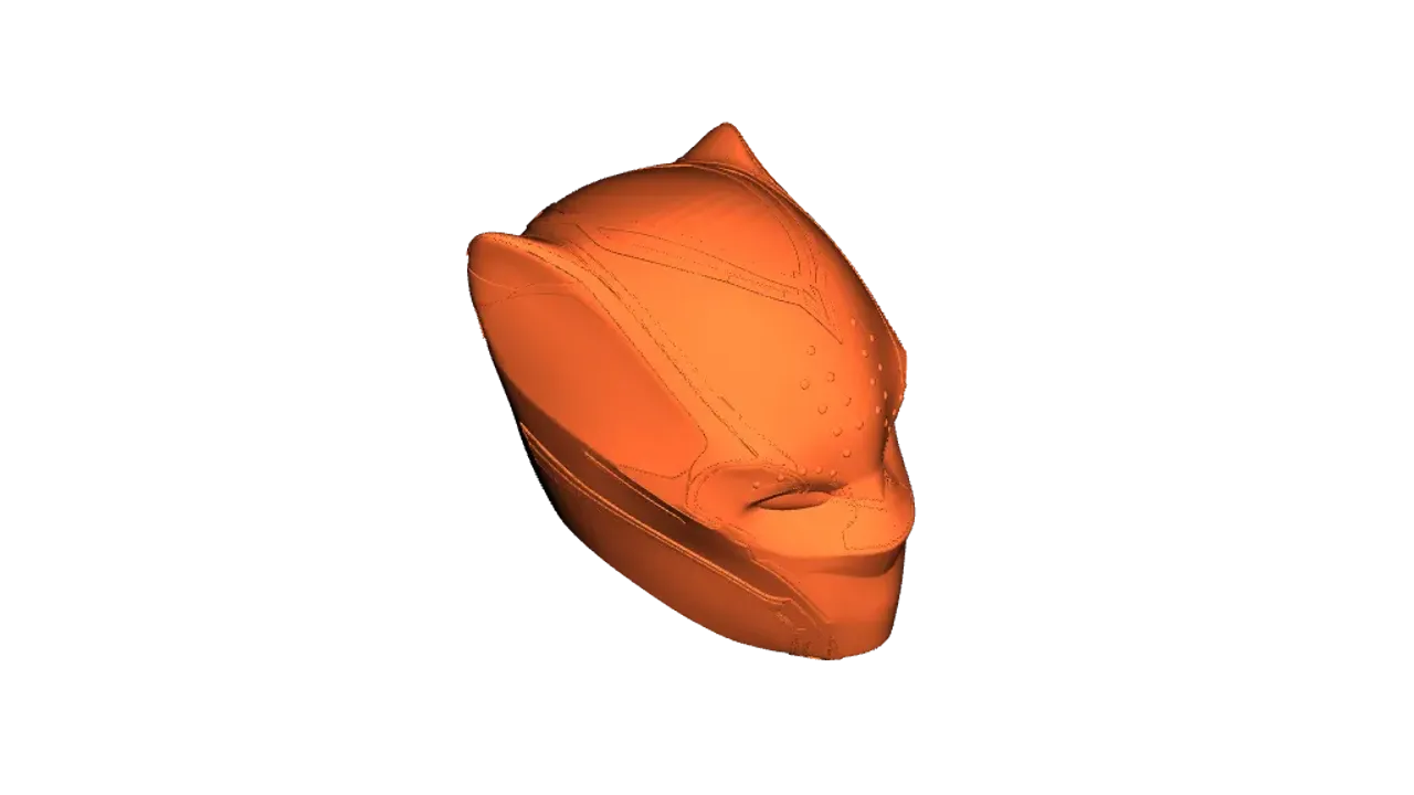 Shuri's Black Panther Mask by Cas Sommer | Download free STL model ...