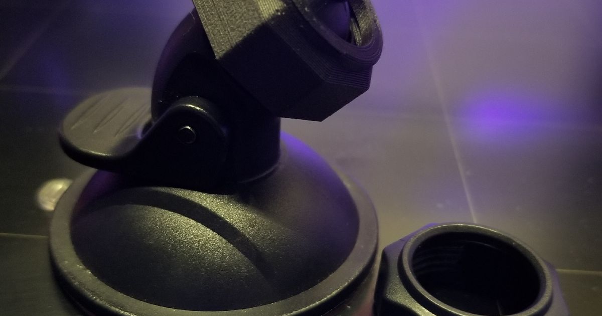 Suction mount Nut by Twisted Metal Prototyping | Download free STL ...