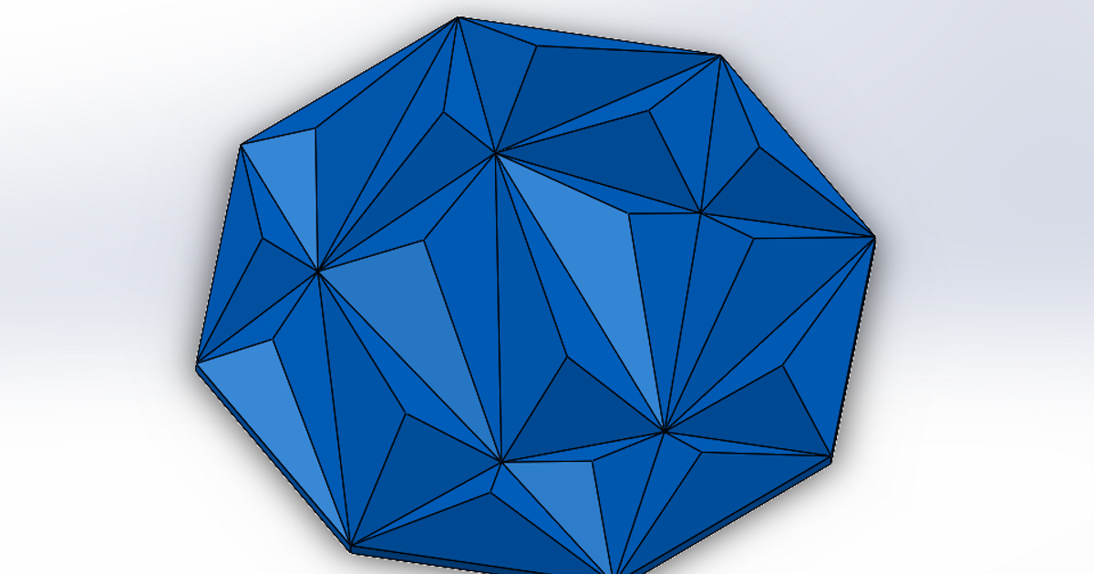 Wallmount - octagon by JM036 | Download free STL model | Printables.com
