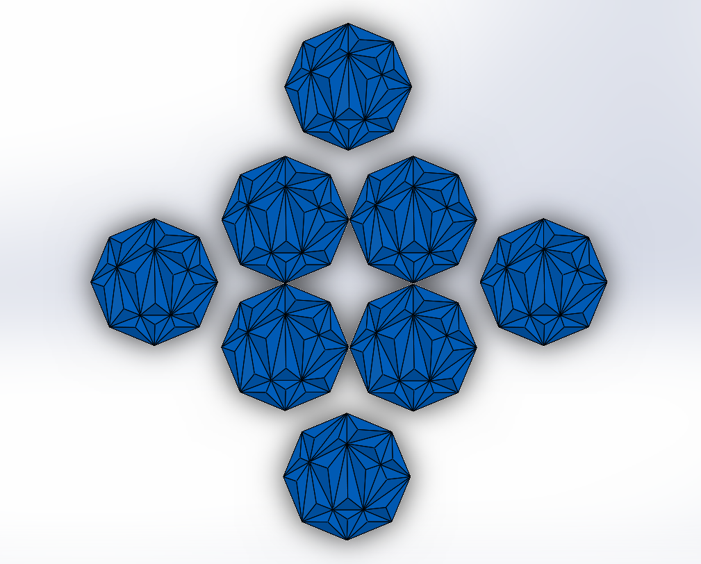 Wallmount - octagon by JM036 | Download free STL model | Printables.com