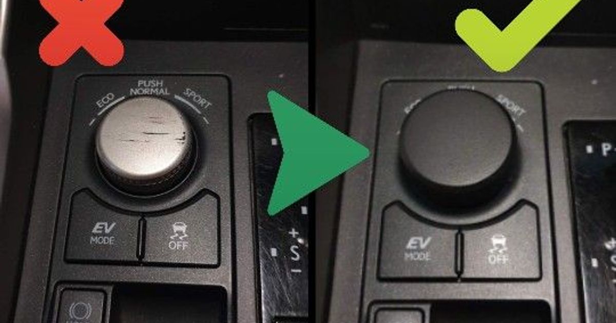 Lexus SN 300H Drive Mode Knob by PiotrRago | Download free STL model ...