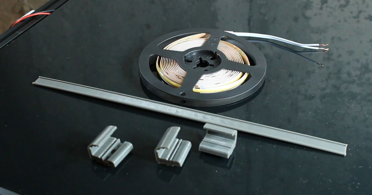 Longer LED Bar for Voron v2.4 350 3D Printer by Kapman's Workshop ...