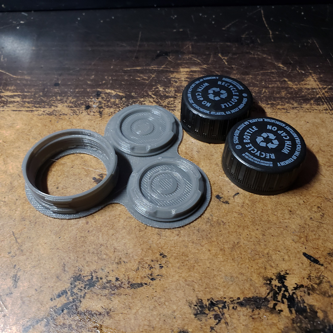 Bottlecap scifi barrel terrain by LeoIsMaking | Download free STL model | Printables.com