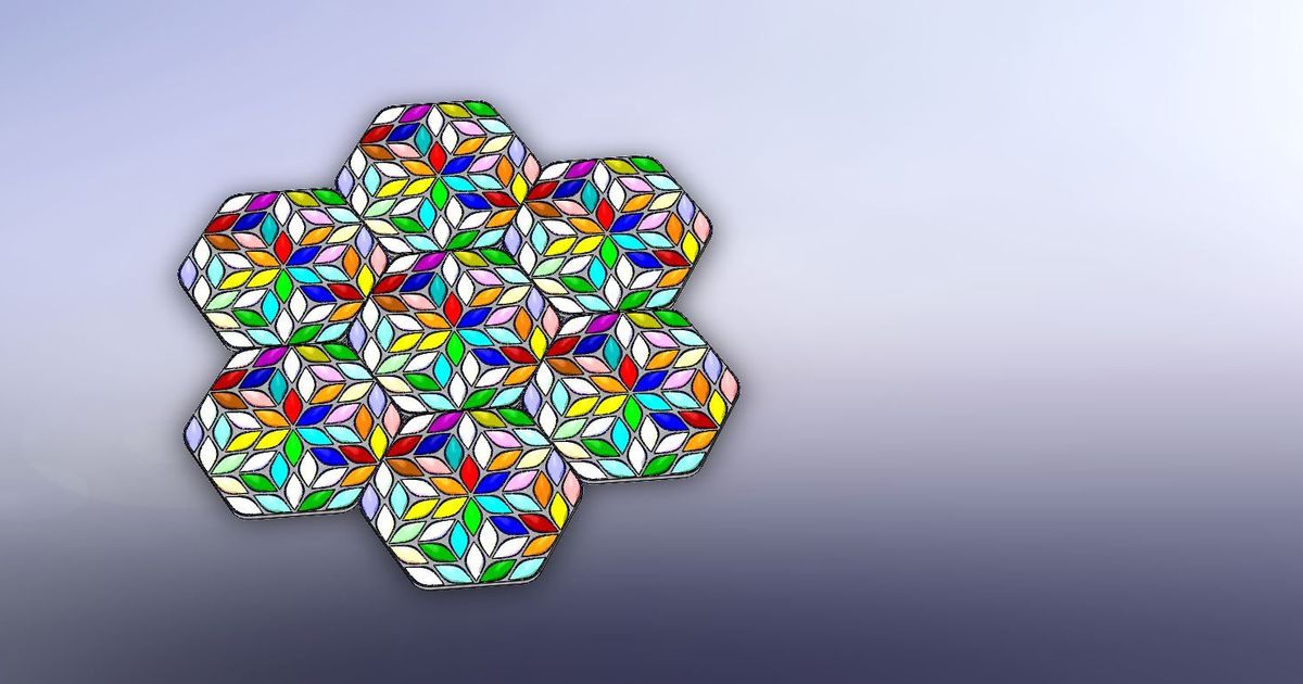 HEX Pattern by slavik kopanov | Download free STL model | Printables.com