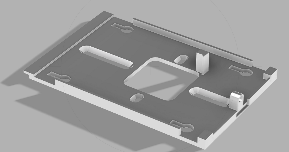 Lenel Card Reader (with Display) Mount by DexxFM | Download free STL ...