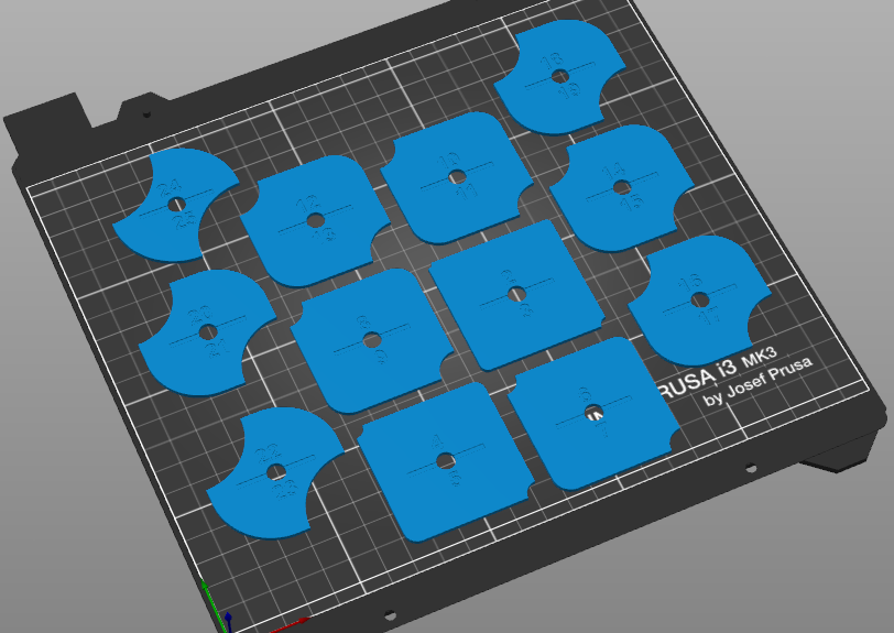 Internal & External Radius Gauge (R2-R25), 12pcs Set (Metric) + STEP ...