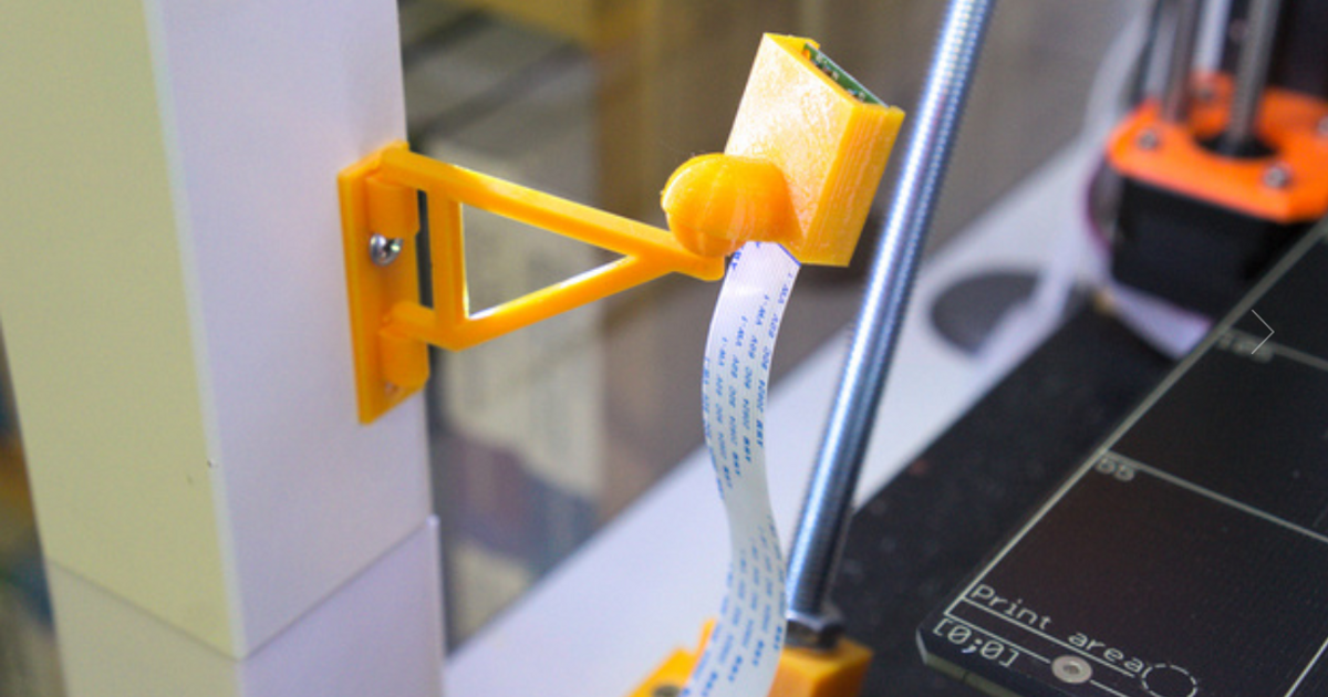 Raspberry Pi Camera Mount with Ball Joint by Andreas Balogh | Download ...