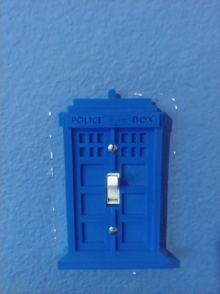 Tardis light switch by Xanth | Download free STL model | Printables.com