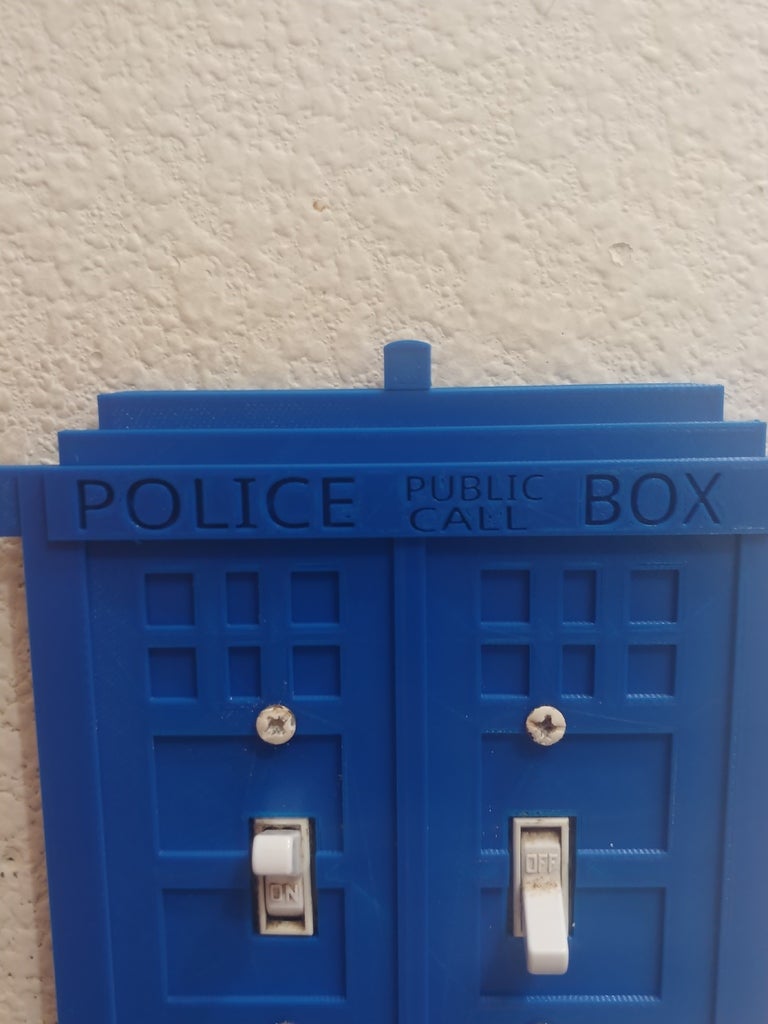 Double and triple tardis light switch cover by Xanth | Download free ...