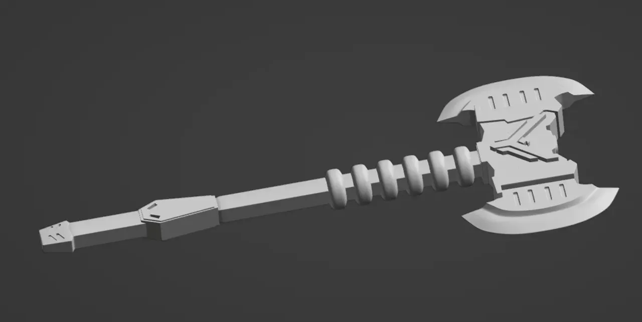 Tagamemnon Axe Infinity Code One Steel Phalanx alt weapon by Fabint ...